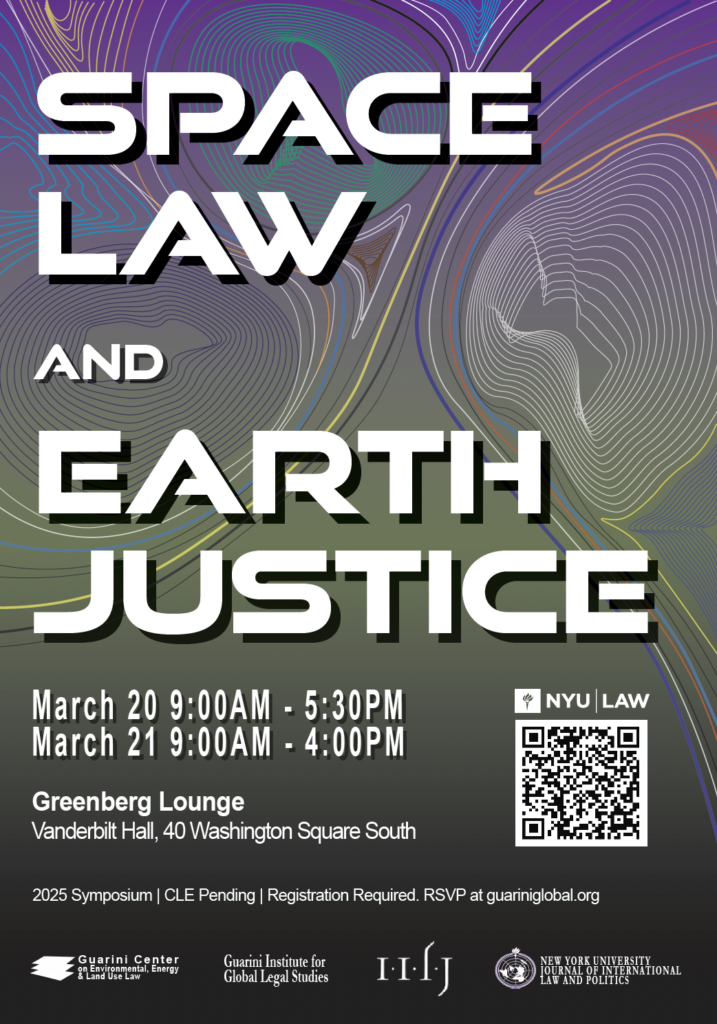 Conference: Space Law and Earth Justice - Institute for International ...